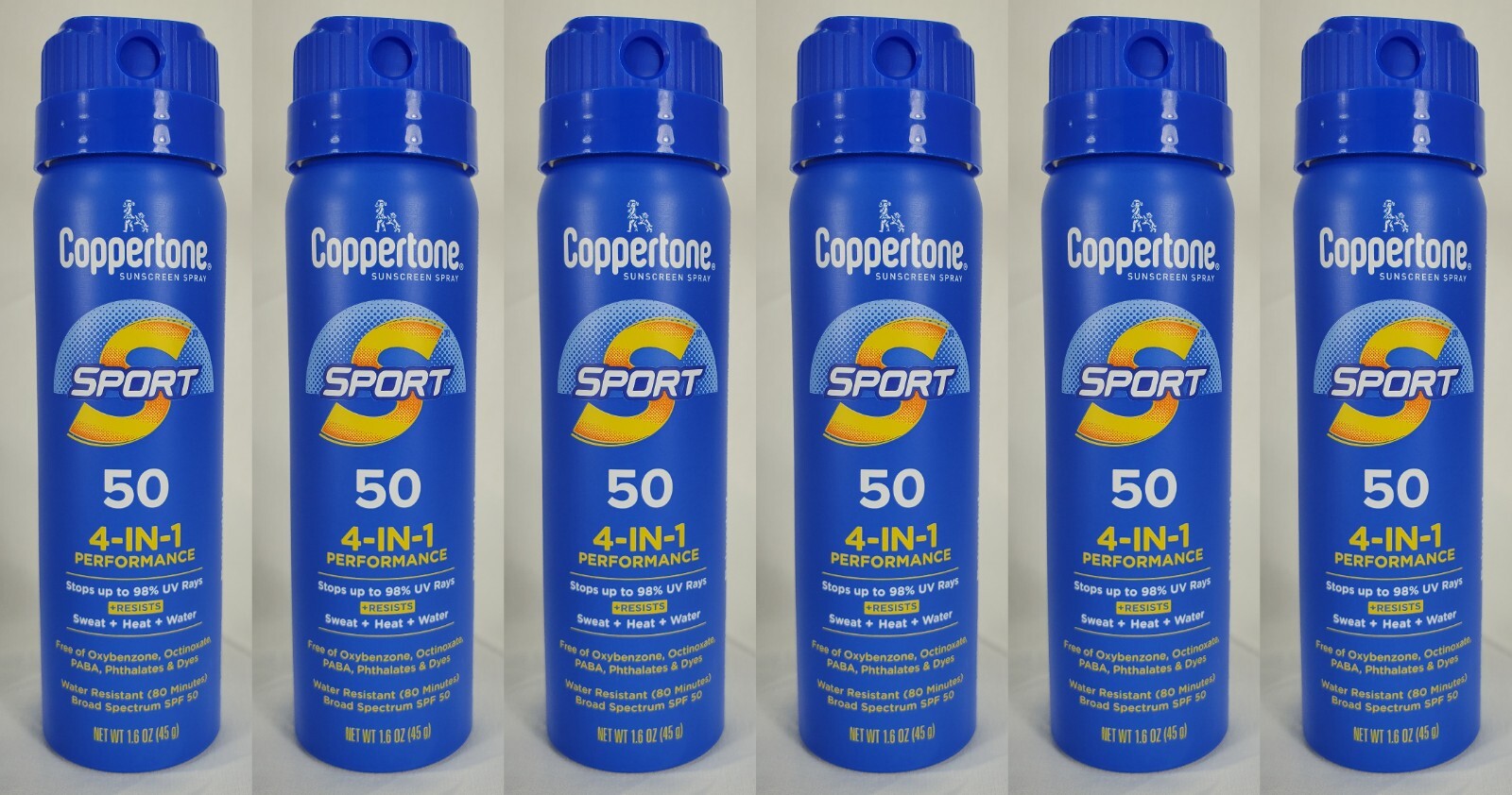 Coppertone Sport Sunscreen Spray – 1.6 Oz 51222489 Travel Size Beach ...