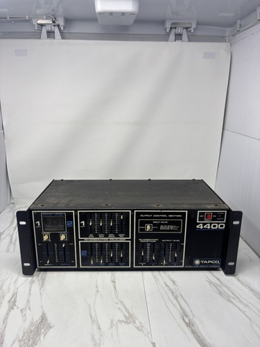 Tapco 4400 Stereo Reverberation Unit 4 Band Eq Power Tested | eBay