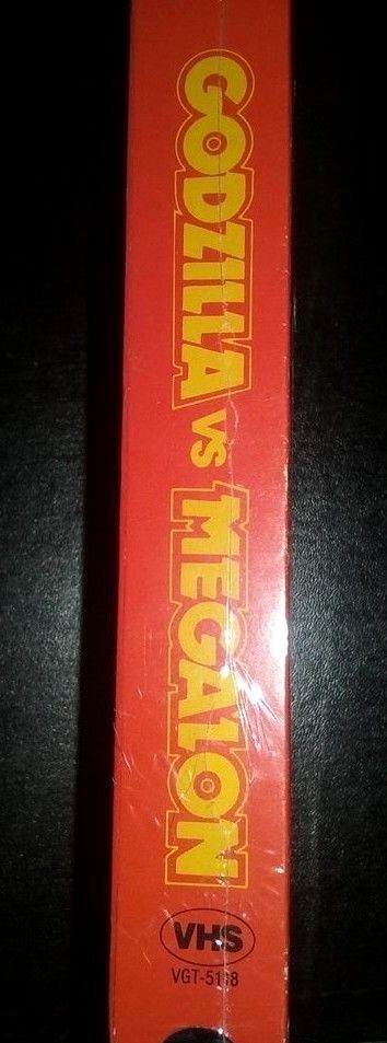 GODZILLA vs MEGALON VHS 1976 Twin Towers 9/11 Cover NEW SEALED Kaiju ...