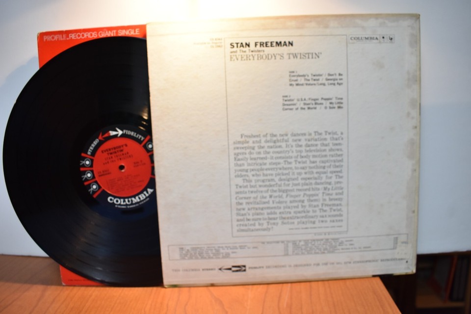 Stan Freeman Everybody’s Twistin’ LP Columbia 6 Eye Stereo CS 8362 | eBay
