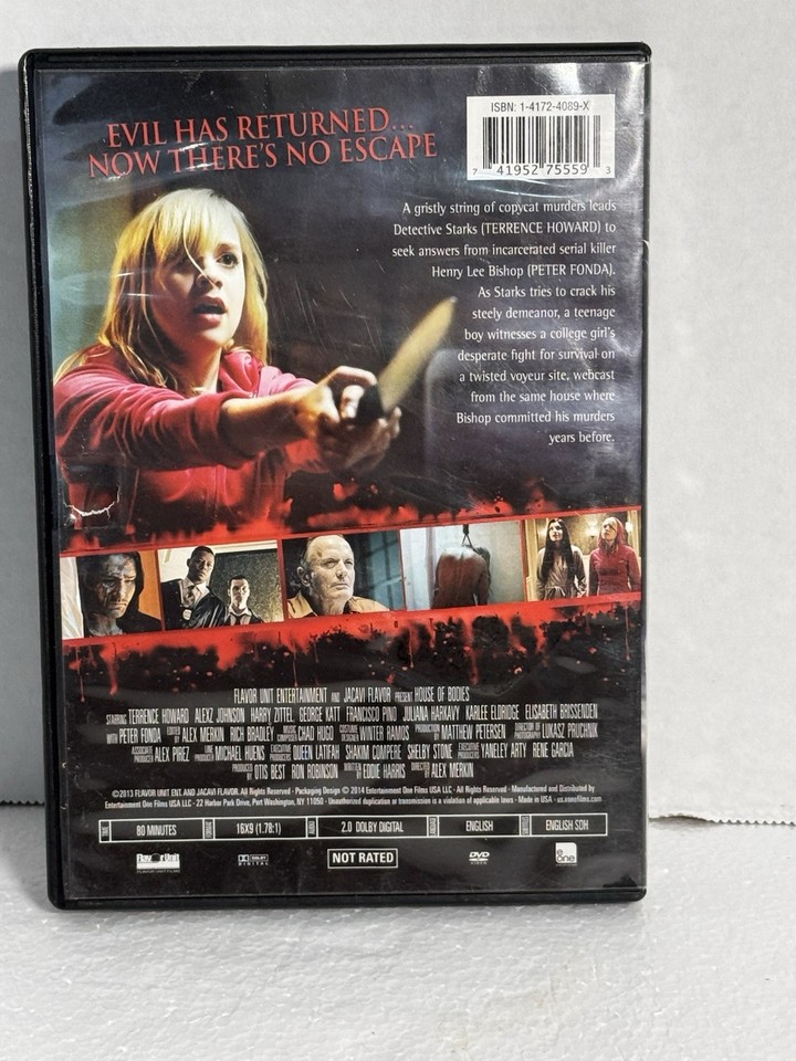 Lot of 4 Horror Movies DVD Camp Hell Unrest House Of Bodies Last House ...