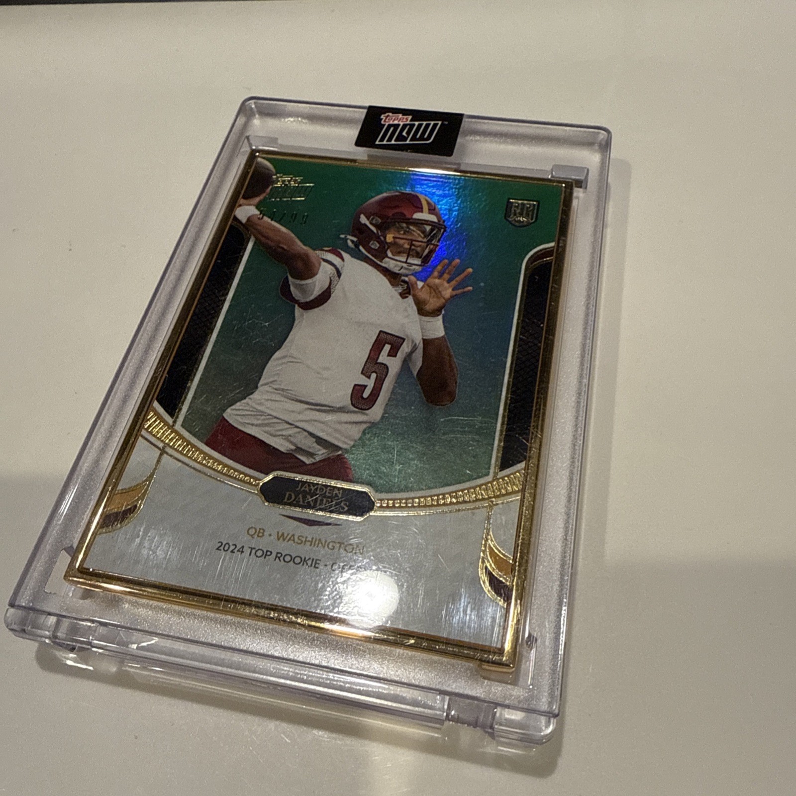 Jayden Daniels 2024 Topps Now Rookie Campaign #10-A Autographs - Black ...