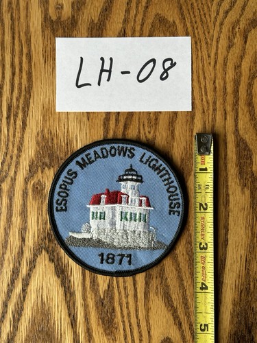 Patch Embroidered Lighthouse Esopus Meadows Lighthouse New York | eBay