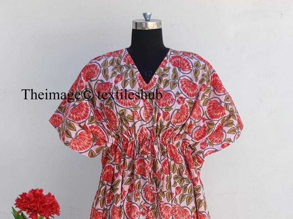 WOMEN'S INDIAN Sleepwear Beach Bikini Coverup Night Dressing Maxi Gown ...