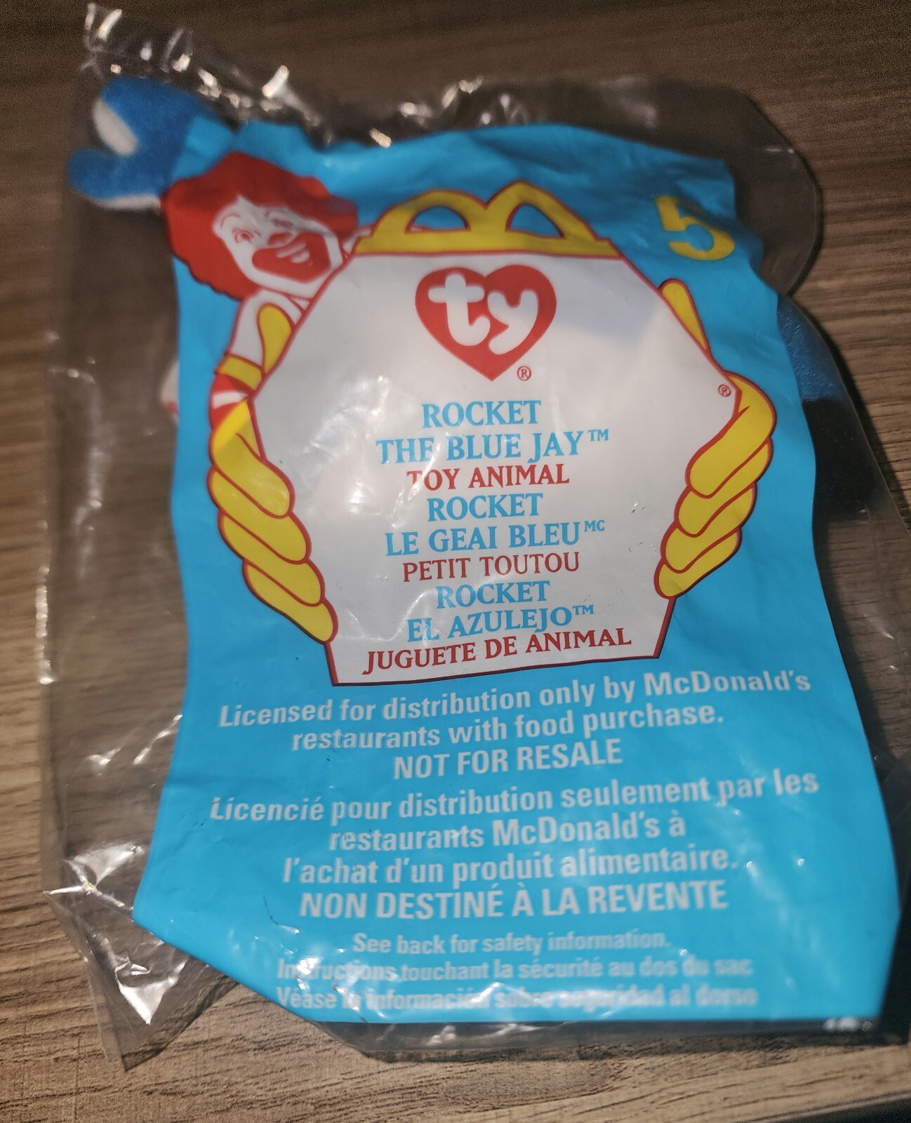 Ty Rocket The Blue Jay Beanie Baby Plush Toy 8421042029| eBay