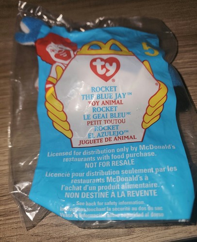 Ty Rocket The Blue Jay Beanie Baby Plush Toy 8421042029| eBay