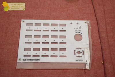 Crestron MP-B20 Media Presentation Button Panel Cover White* | eBay
