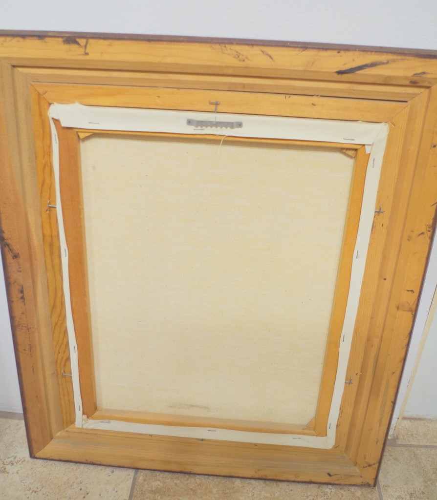 ORIGINAL PAINTING PORTRAIT OF ELVIS PRESLEY ON CANVAS 1979 LAWRENCE ...