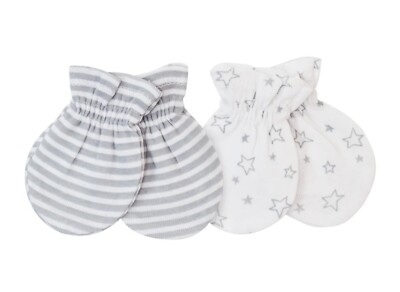 Gerber 2 Pack Mittens No Scratch Mittens Infant Unisex Stars Stripes ...