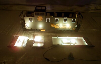 WARM WHITE LED LIGHT KIT LGB STEEL CABOOSE 4071 4271 4471 G SCALE TRAIN ...