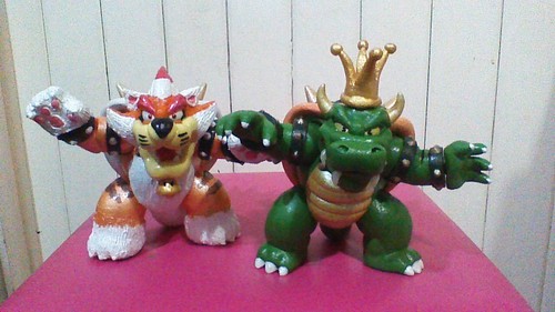 Custom Meowser/Cat Bowser Super Mario 3D World action figure; read ...