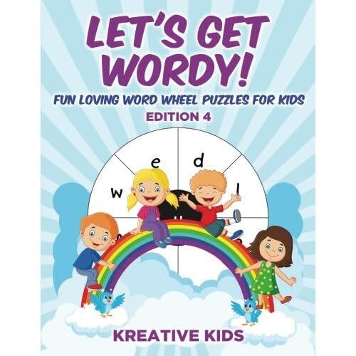 Let's Get Wordy! Fun Loving Word Wheel Puzzles for Kids - Paperback NEW ...