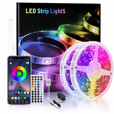 Intertek LED Flexible Lighting Strips Linkable W/ Wireless Remote ...