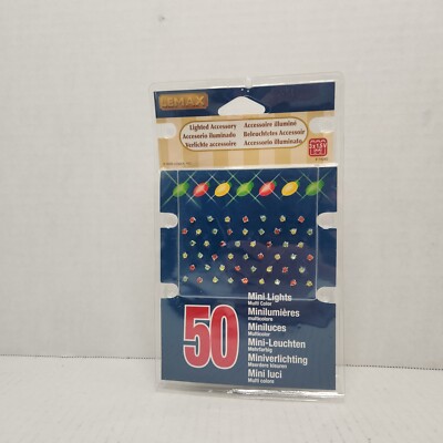 Lemax Mini Light Set Count 50 Christmas Village House Accessory 74282 ...