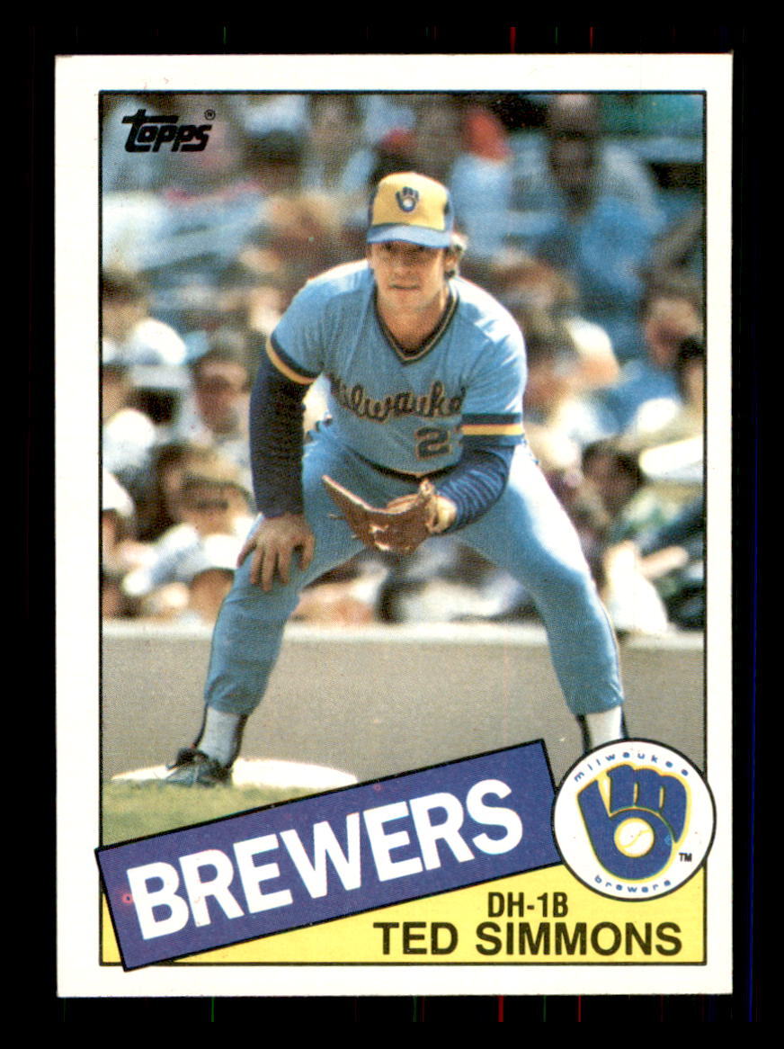 1985 Baseball 1985 Topps Ted Simmons Milwaukee Brewers #318 1 | eBay