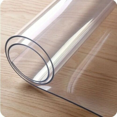 Clear PVC Table Cover Thick Tablecloth Protector Transparent Waterproof ...