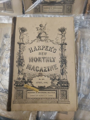 Antique April 1886 Harpers New Monthly Magazine | eBay