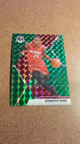 KENDRICK NUNN MOSAIC GREEN PRIZM ROOKIE CARD.Heat. | eBay