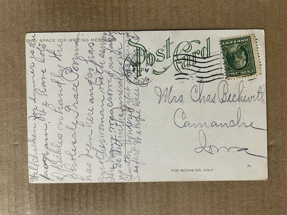 Postcard Cedar Rapids IA Iowa Union Passenger Train Station Railroad ...