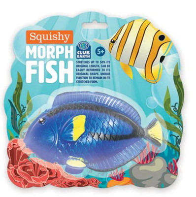 Squishy Morph Fish Squishimals Coral Reef Fish Dora Stretchy Toy Sea ...