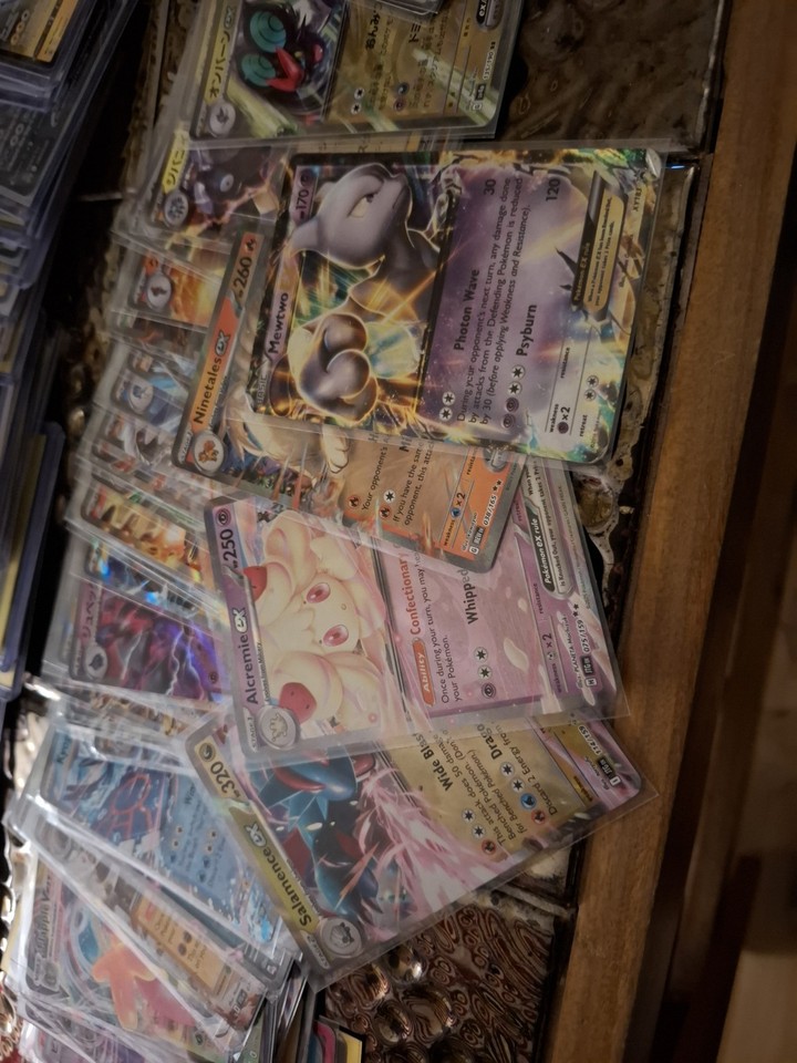 Pokemon TCG Full Art V Shiny Vmax EX Bundle of Over 100x Cards NM/M ...