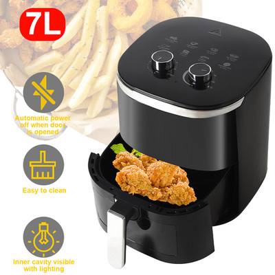 7L Air Fryer transparent New Large Capacity Touch Screen Multifunction ...