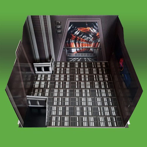 Endor Bunker Control Room custom playset with console Hasbro Kenner ...