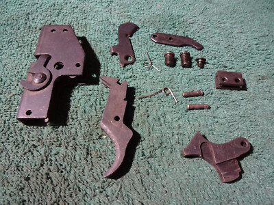 Savage 340 Misc parts lot, trigger, trigger bracket, springs screws ...