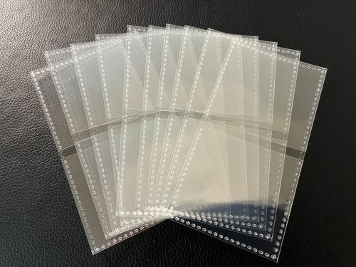 (10) 2.5x2.5 Double Pocket Vinyl Coin Flips Storage Archival Quality ...