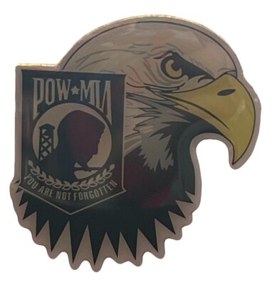 24 Pack Pow Mia You Are Not Forgotten Eagle Motorcycle Hat Cap Lapel ...