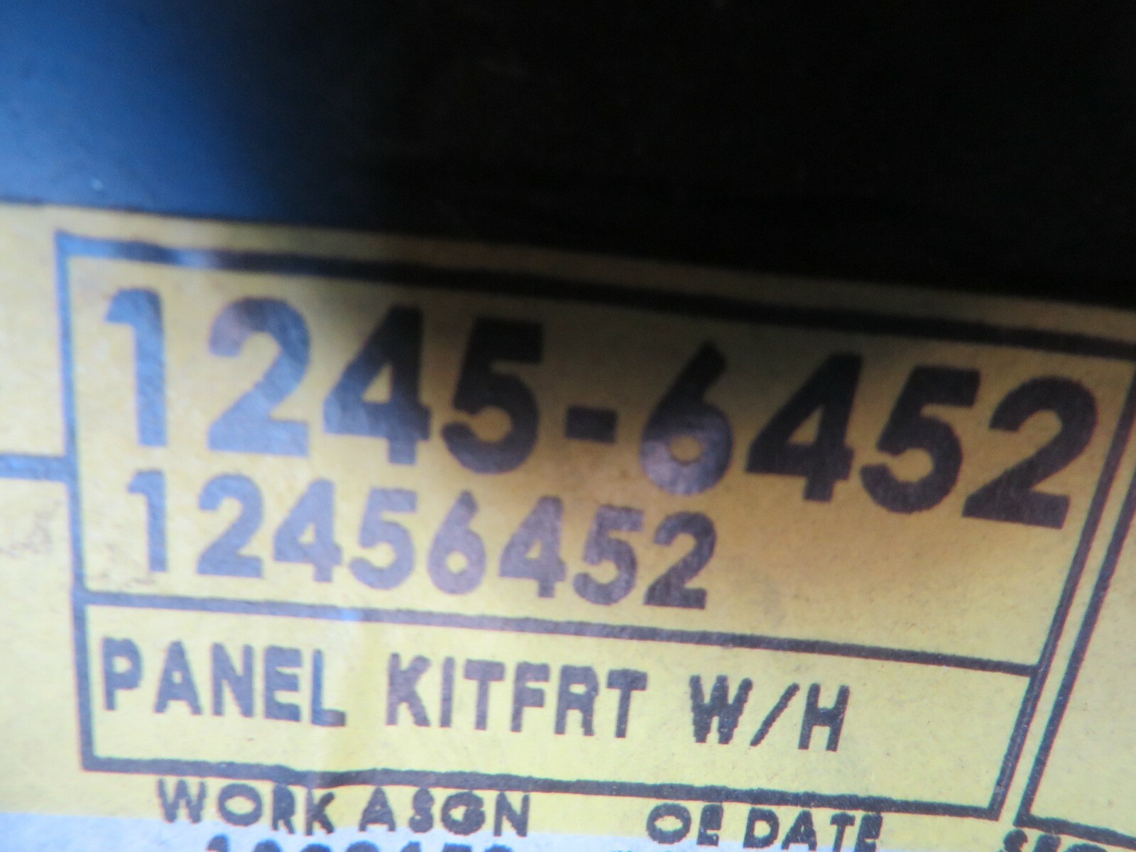 OEM # 12456452 Genuine GM AC DELCO new Front STRUT TOWER Wheel House ...