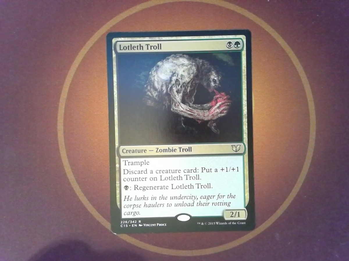 Lotleth Troll Troll MTG Wiki