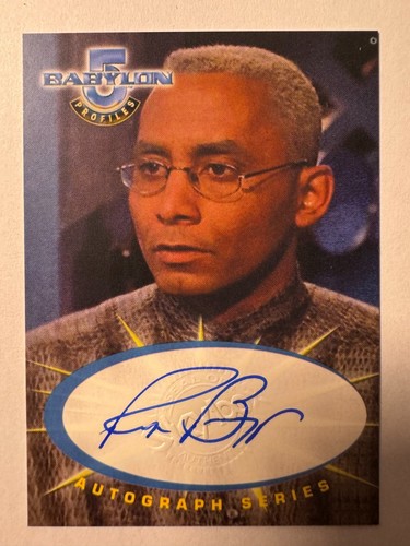 Babylon 5 Profile SA 5 Richard Biggs as Dr Stephen Franklin autograph ...