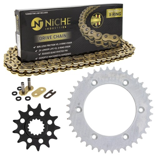 Sprocket Chain Set for KTM 125 Supermoto 13/40 Tooth 520 X-Ring Front ...