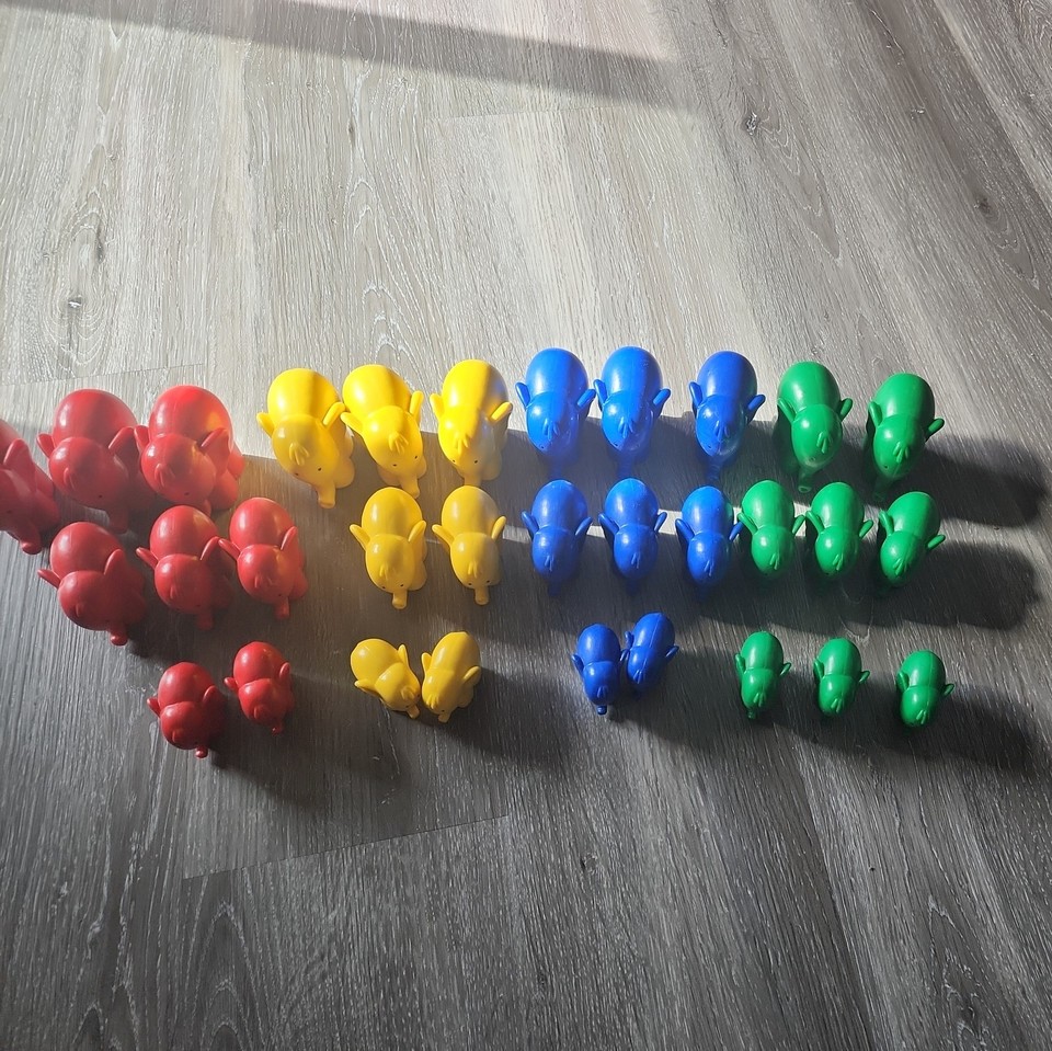 LAKESHORE Early Math Activity Center 31 elephant manipulatives | eBay