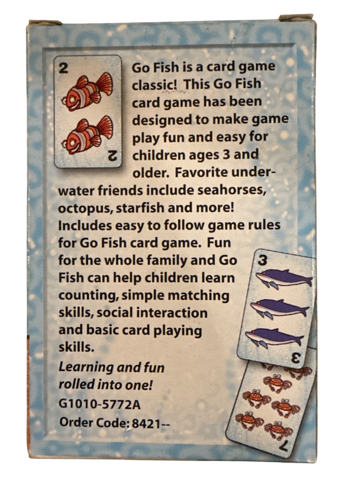 Bicycle Go Fish Playing Card Game 3.65" x 2.45" Educator Approved ...