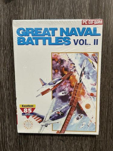 Great Naval Battles Vol 2 1995 Vintage War Game PC CD-ROM Computer New ...