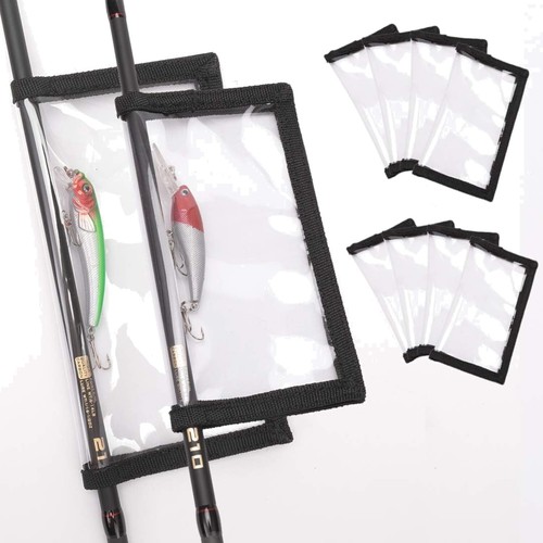 Fishing Lure Wraps 10 Packs Durable Clear PVC Lure Covers Keeps Fishing ...