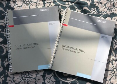 8 ) HP / Agilent 81101A Reference Guide and Quick Start Guide | eBay