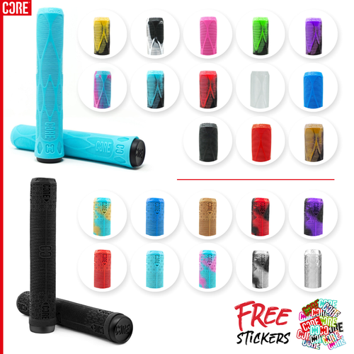 CORE Pro Handlebar Grips, Soft 170mm Longneck Bike Grips fits Stunt ...