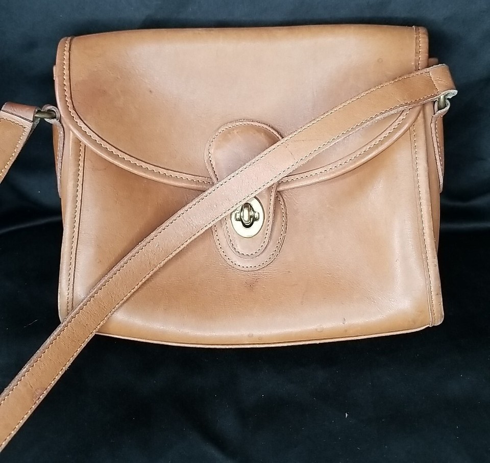 Vintage Coach Leather Devon Shoulder Bag Crossbody Brown No. 1363-334 ...