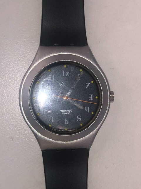 Swatch IRONY VIP CASE GENTLEMENS IRONY VIP CASE Men QU Wristwatch #S547 ...