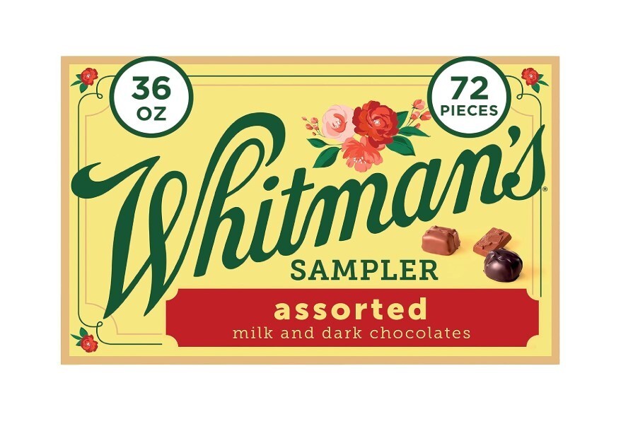 Whitman's Sampler Gift Box of Assorted Chocolates 36 Oz (72 Pieces Ea ...