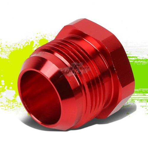 16AN AN16 AN-16 1" FLARE BOLT RED ALUMINUM ANODIZED NUT CAP PLUG LOCK ...