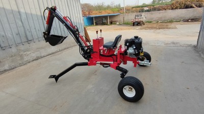 Double wheel Spider Excavator Backhoe walking multifunctional digger | eBay