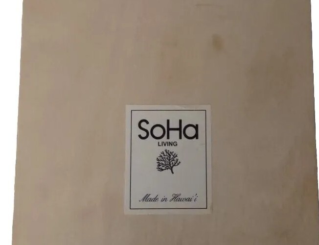 SoHa Living Wooden Sign Hawaiian Boutique Wall Decor Pineapple ...