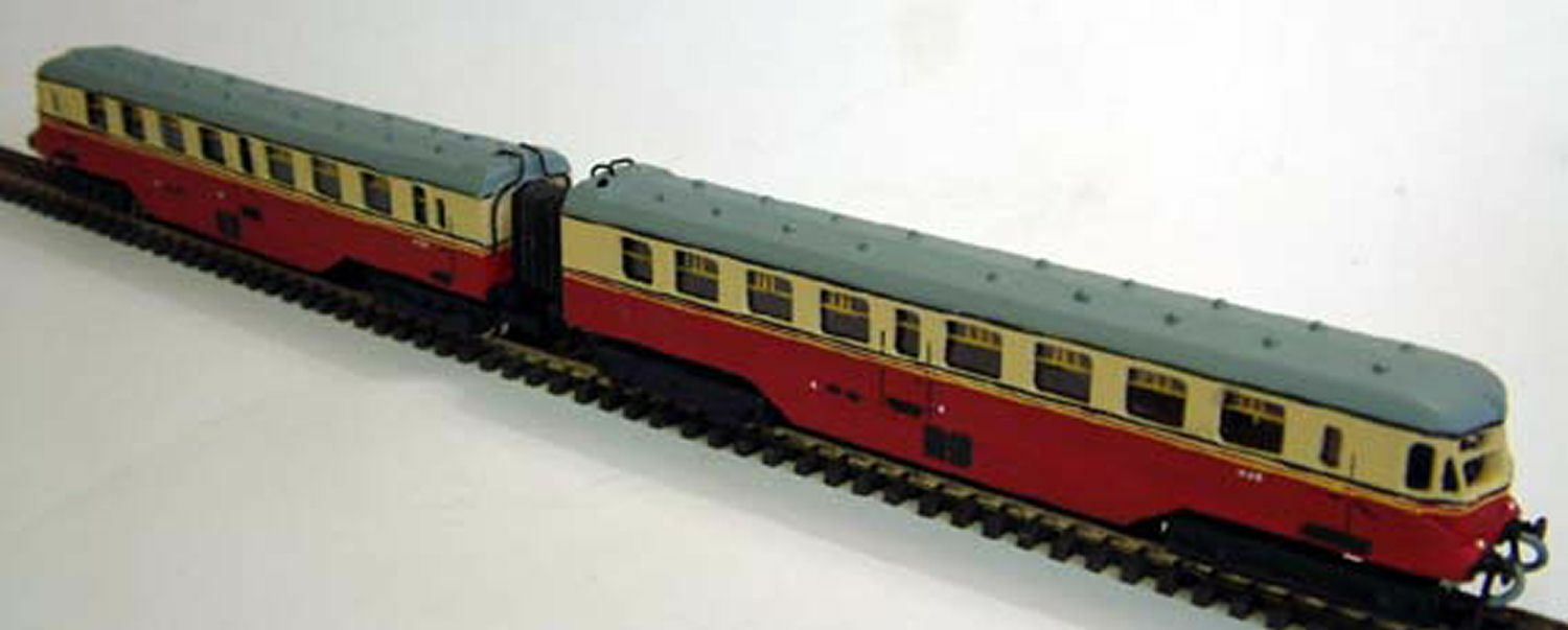 GWR Twin Railcar B5 UNPAINTED N Gauge Scale Langley Models Kit 1/148 ...