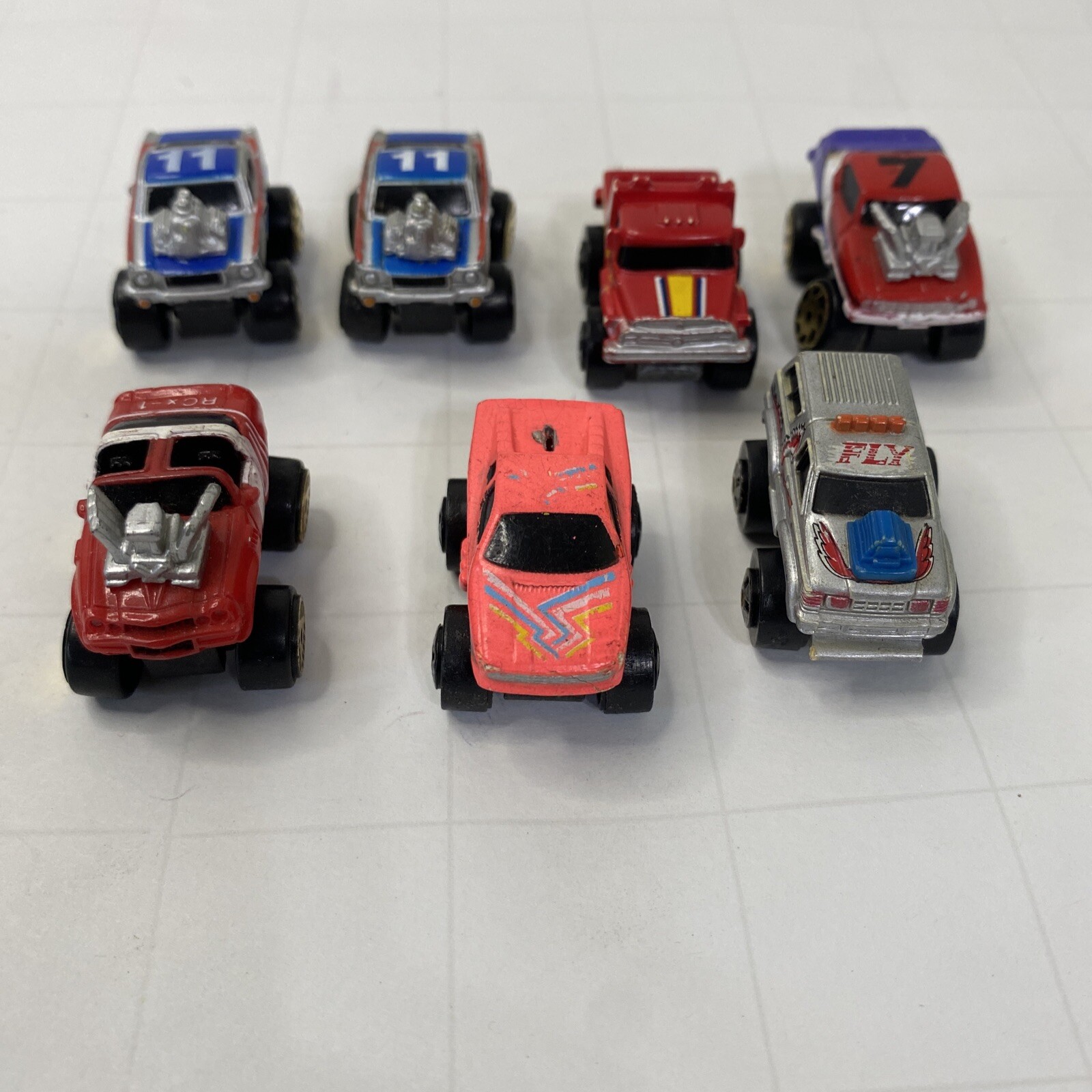 Micro Machines Road Champs 1980s Cars Trucks Mini Lot Of 7 Vintage | eBay