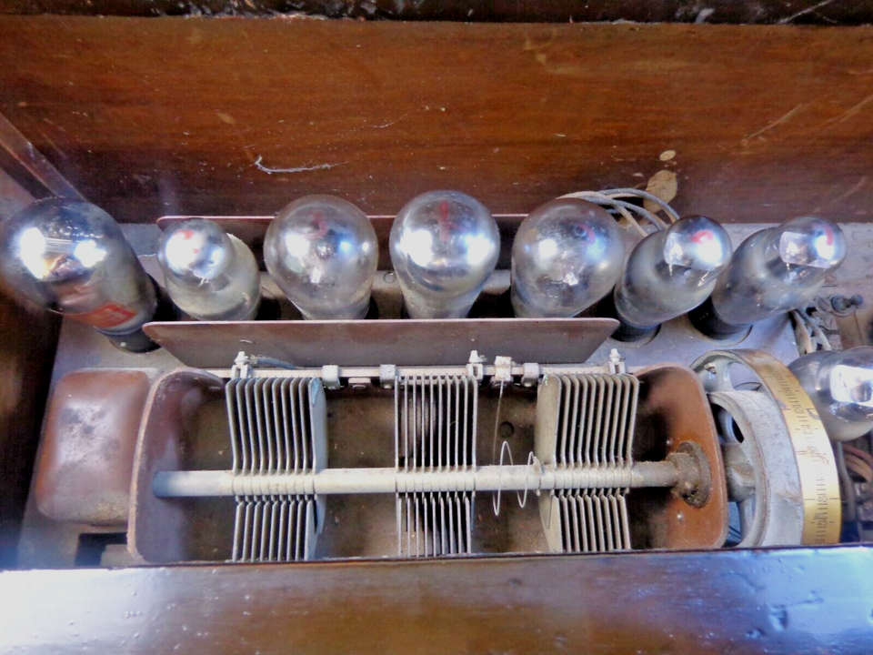 Antique 1928 RCA Radiola 60 Super Heterodyne Tube Radio 28x12x11 55lbs ...