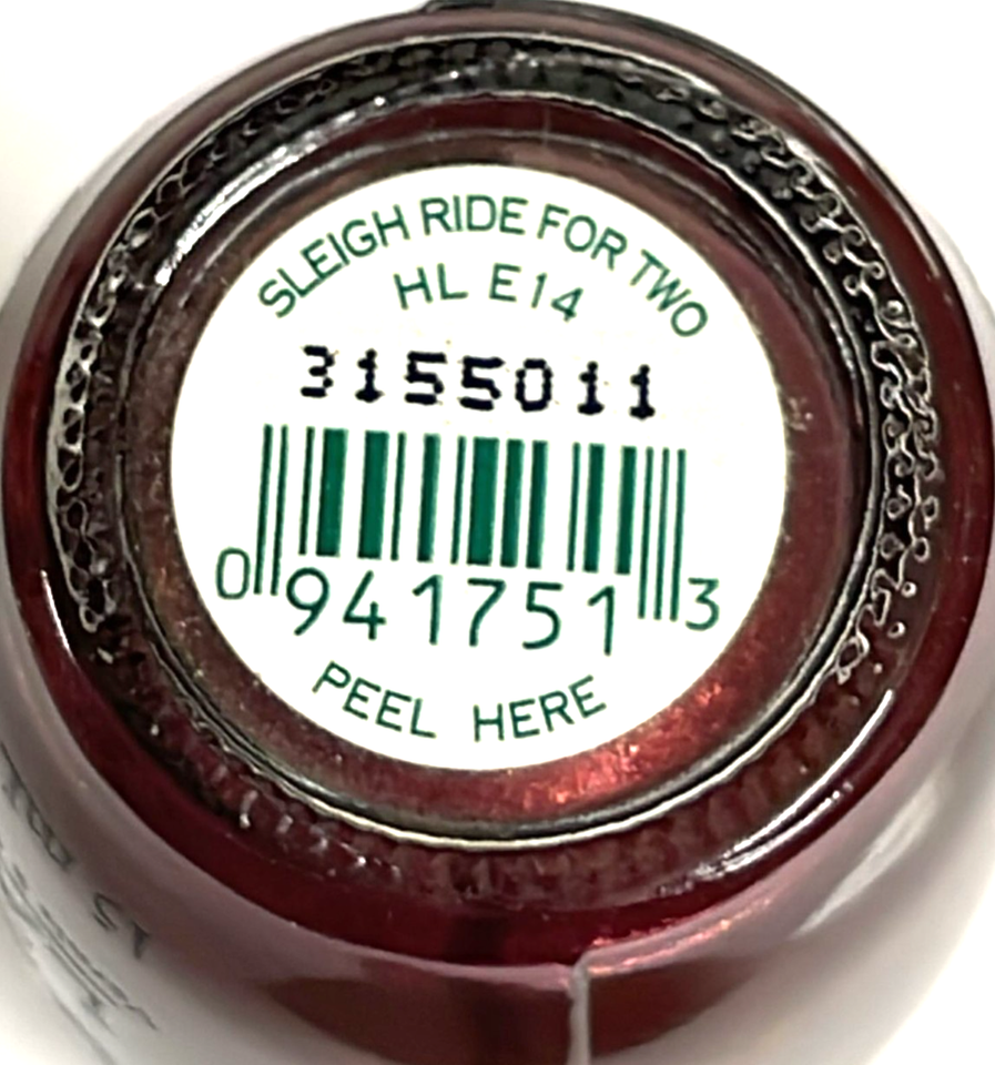 OPI NAIL LACQUER HL E14 SLEIGH RIDE FOR TWO 15mL/ 0.5oz FREE SHIPPING ...